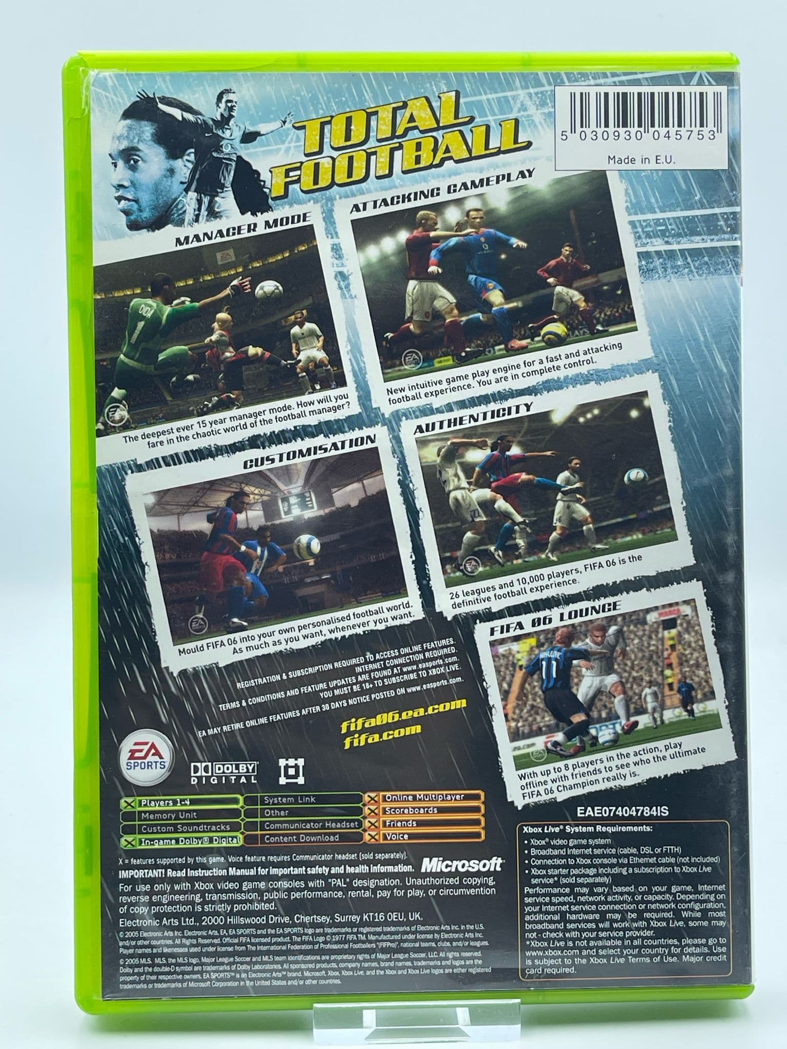 FIFA 06 Xbox Clean Disc